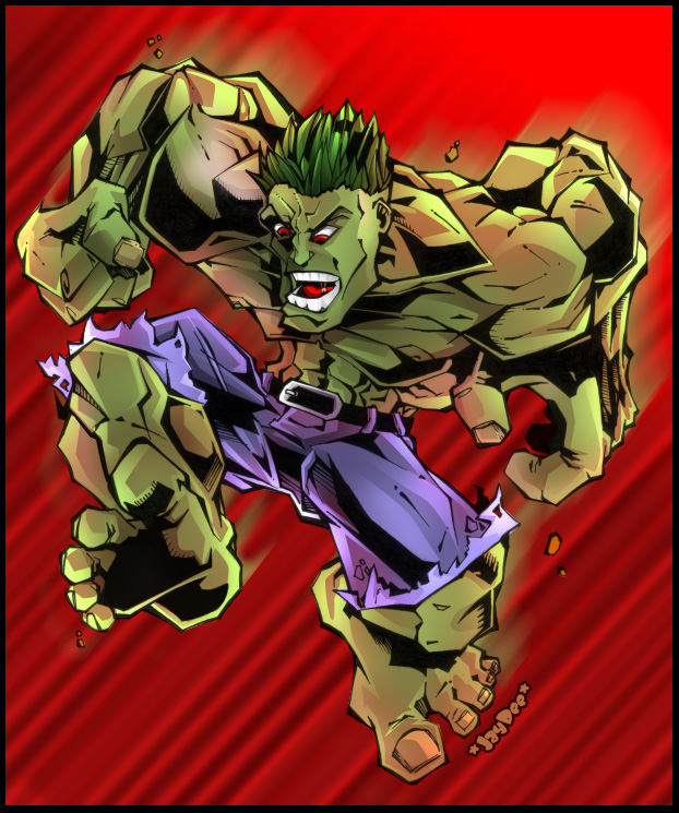 HULK CRASHES by jotade22 on DeviantArt