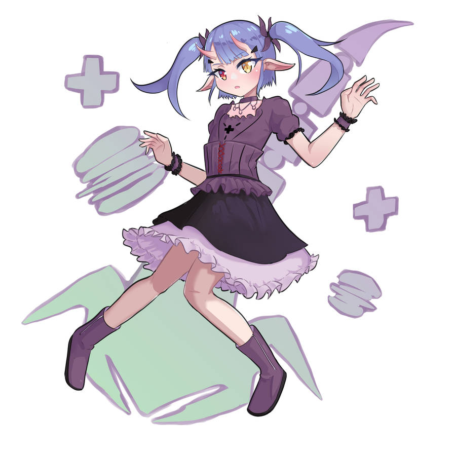 Fake Gacha Demon Girl By Vladitsvar On Deviantart