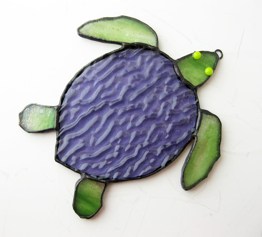 Stained Glass Sea Turle By Trilobiteglassworks On Deviantart