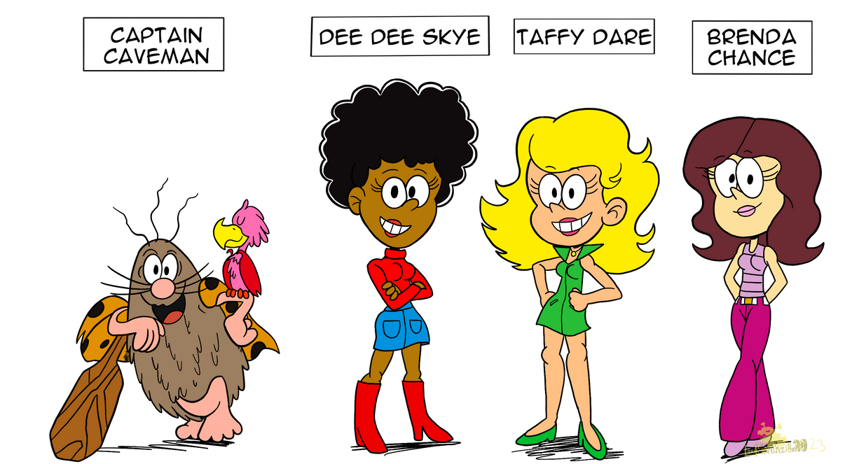 Captain Caveman And The Teen Angels In Tlh Style By Lordshrekzilla20 On