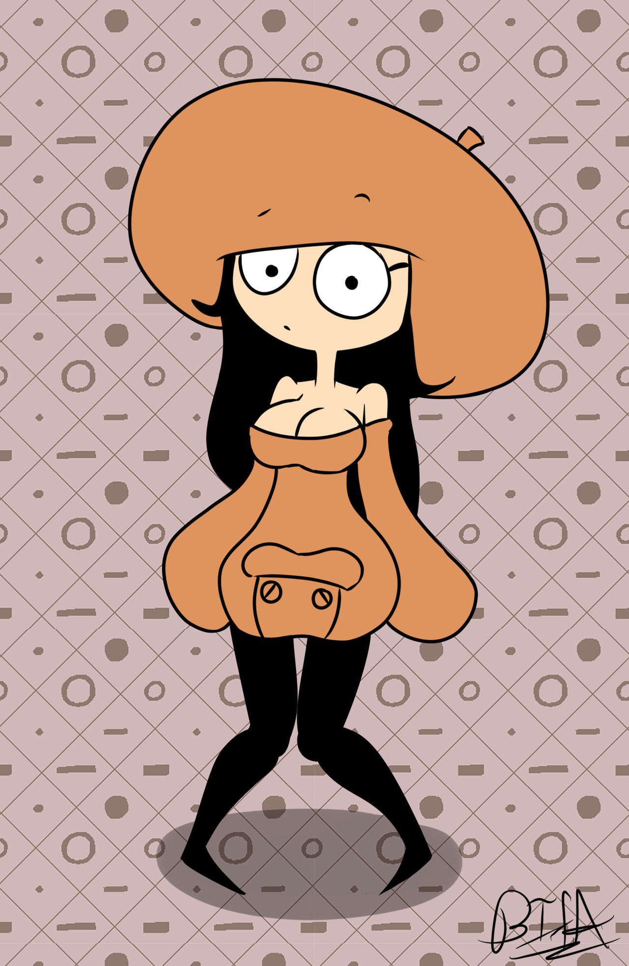 Mushroom Toppin Girl Pizza Tower By Bifa By Basedtrovertartist On