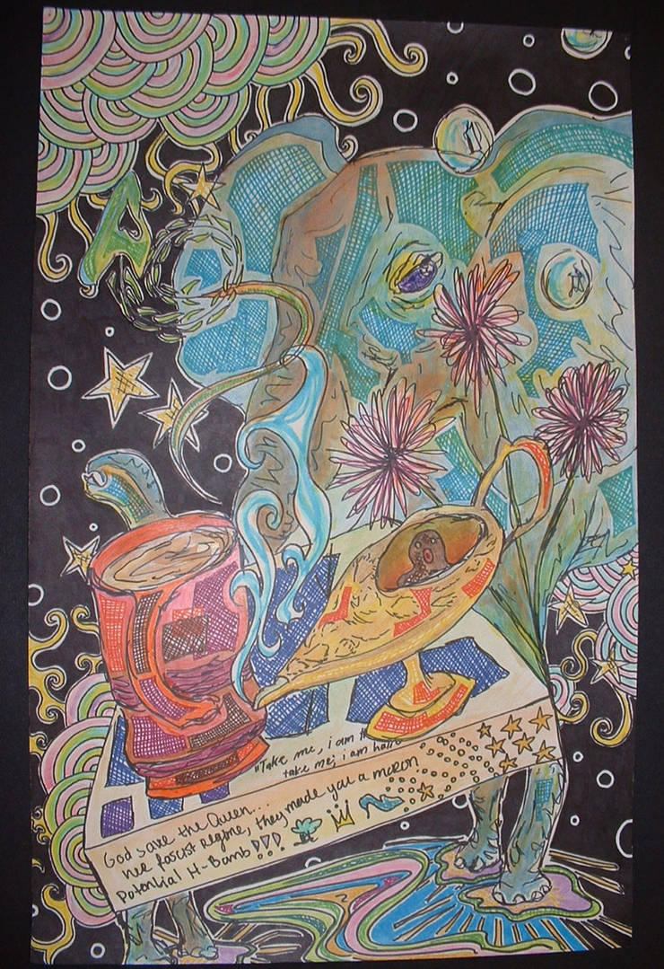 Elephant in wonderland by Irmerington on DeviantArt