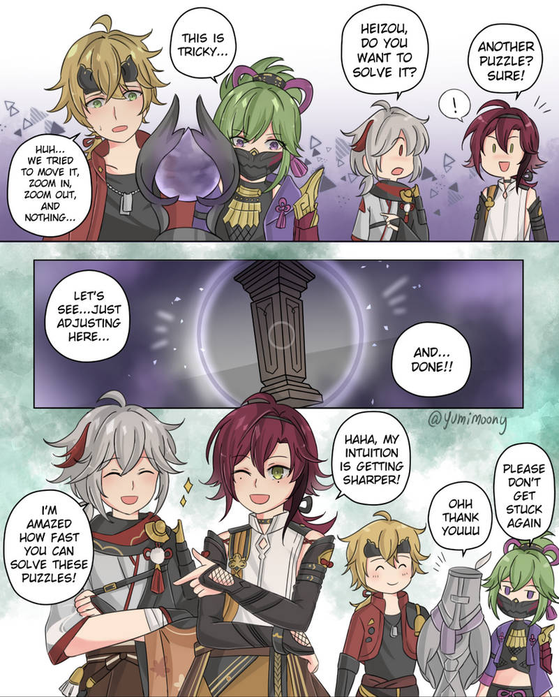Solving The Puzzle By Yumi Moony On Deviantart