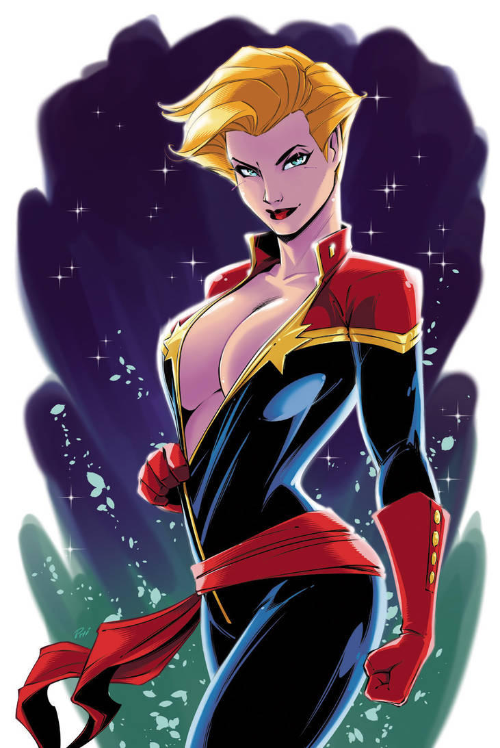 Captain Marvel Sexy By Zaia04 On Deviantart