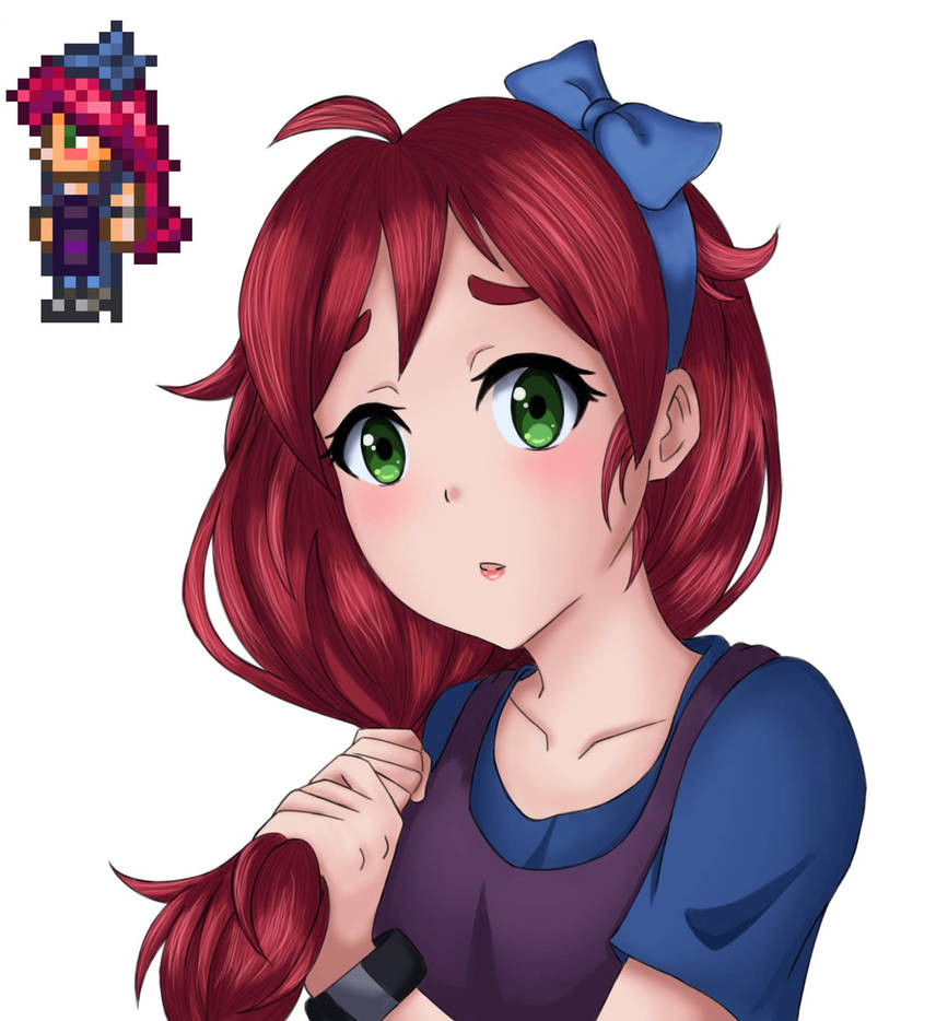 Terraria Stylist Fanart By Russelds On Deviantart