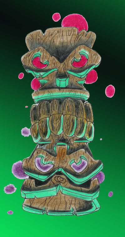 tiki 1 by SurvivalTattoos on DeviantArt