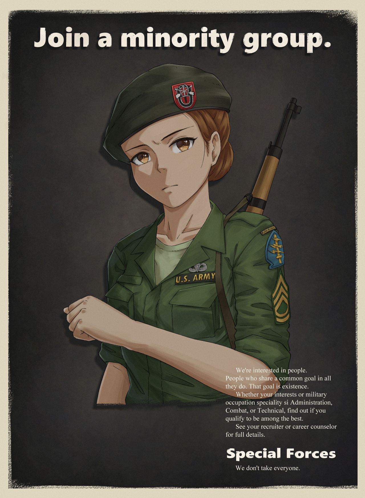 Anime Military Girl Commission By Noobartits On Deviantart