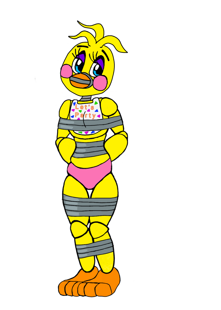 Toy Chica Bondage By Gagingdu On Deviantart