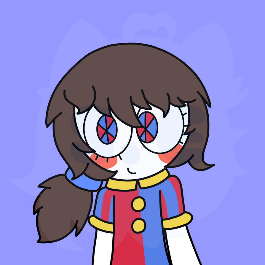 Pomni Without Her Hat By Sekittentail2008 On Deviantart