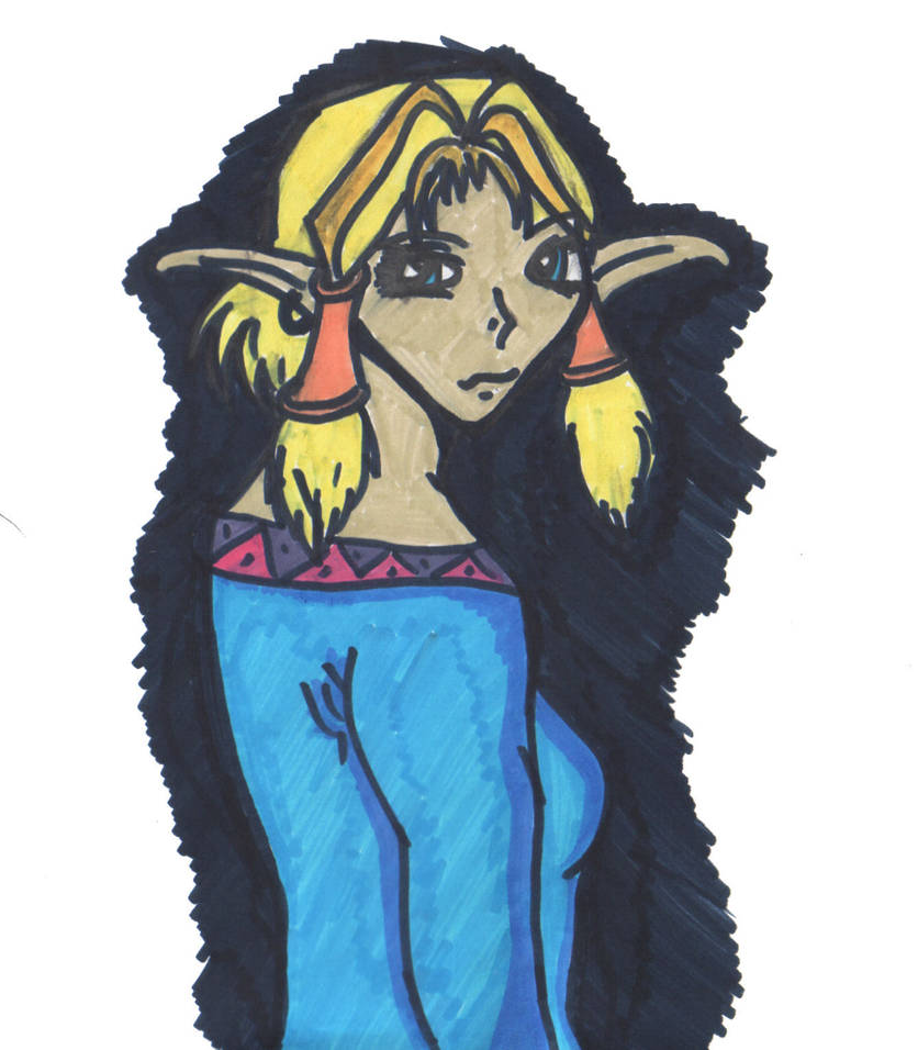 Alien looking Elf by Midori-Miki on DeviantArt