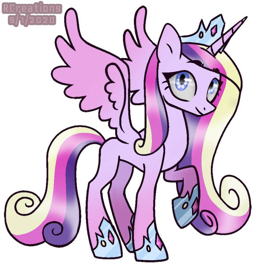 Princess Cadence Redesign Not Really By Annondragahart On Deviantart