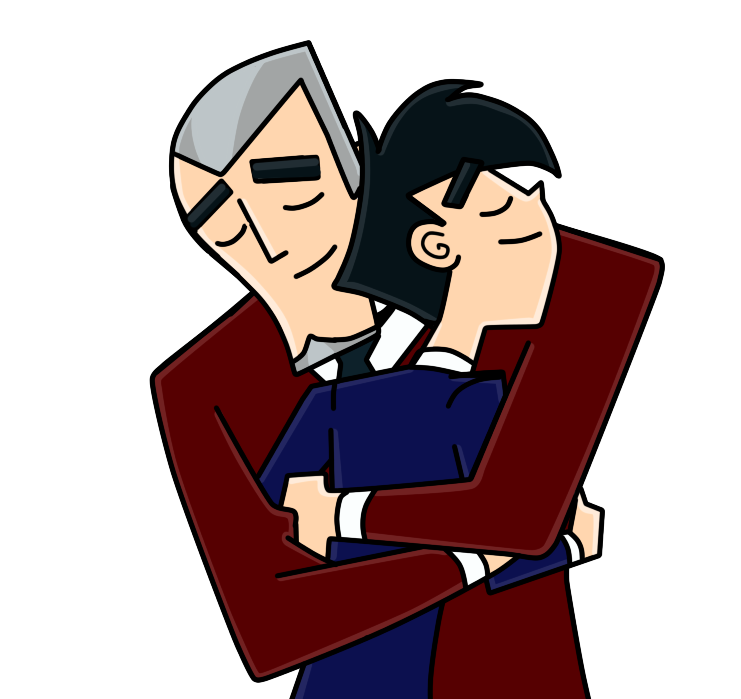 Vlad And Danny Hug No Background By Secretsigil On Deviantart