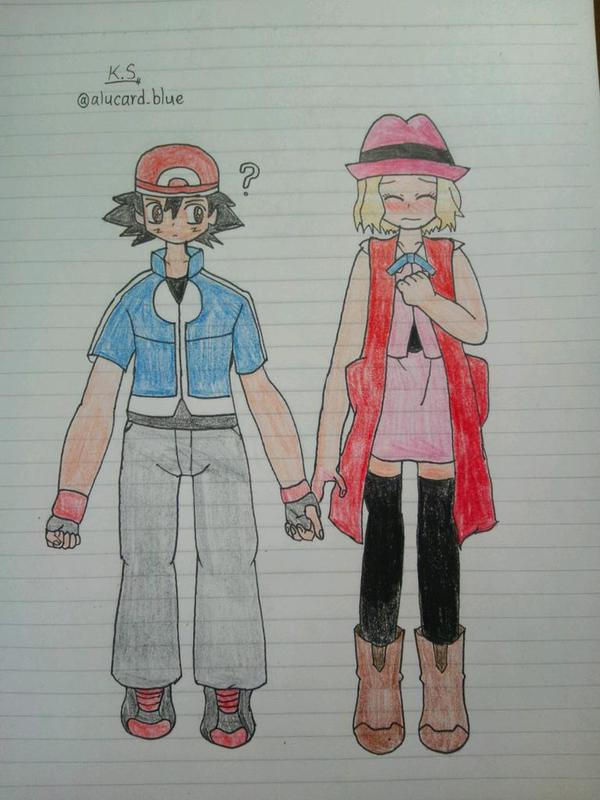 Ash Ketchum And Serena Amourshipping By Jorgemoctezuma On Deviantart