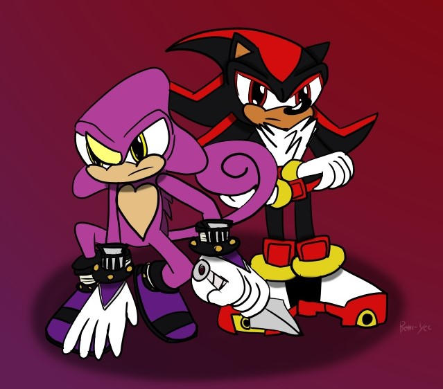 Shadow And Espio Sonic By Beatle Yee On Deviantart