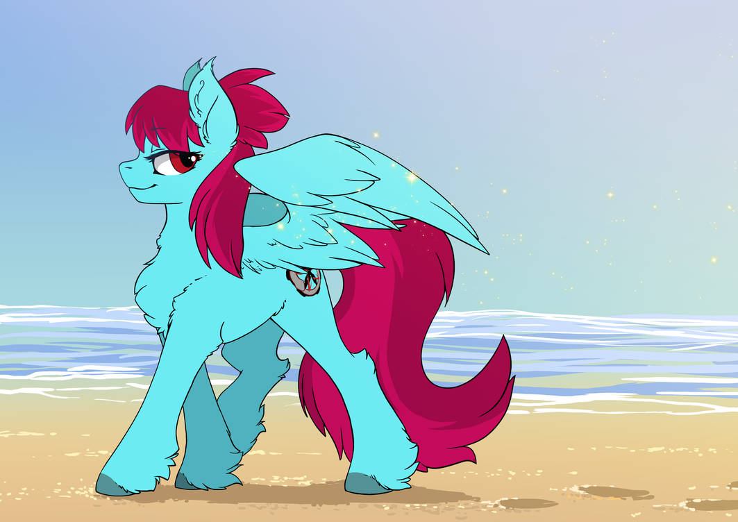 Day At The Beach By Ashley Arctic Fox On Deviantart