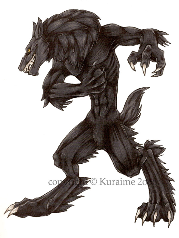 --Black Werewolf-- by Kuraime on DeviantArt
