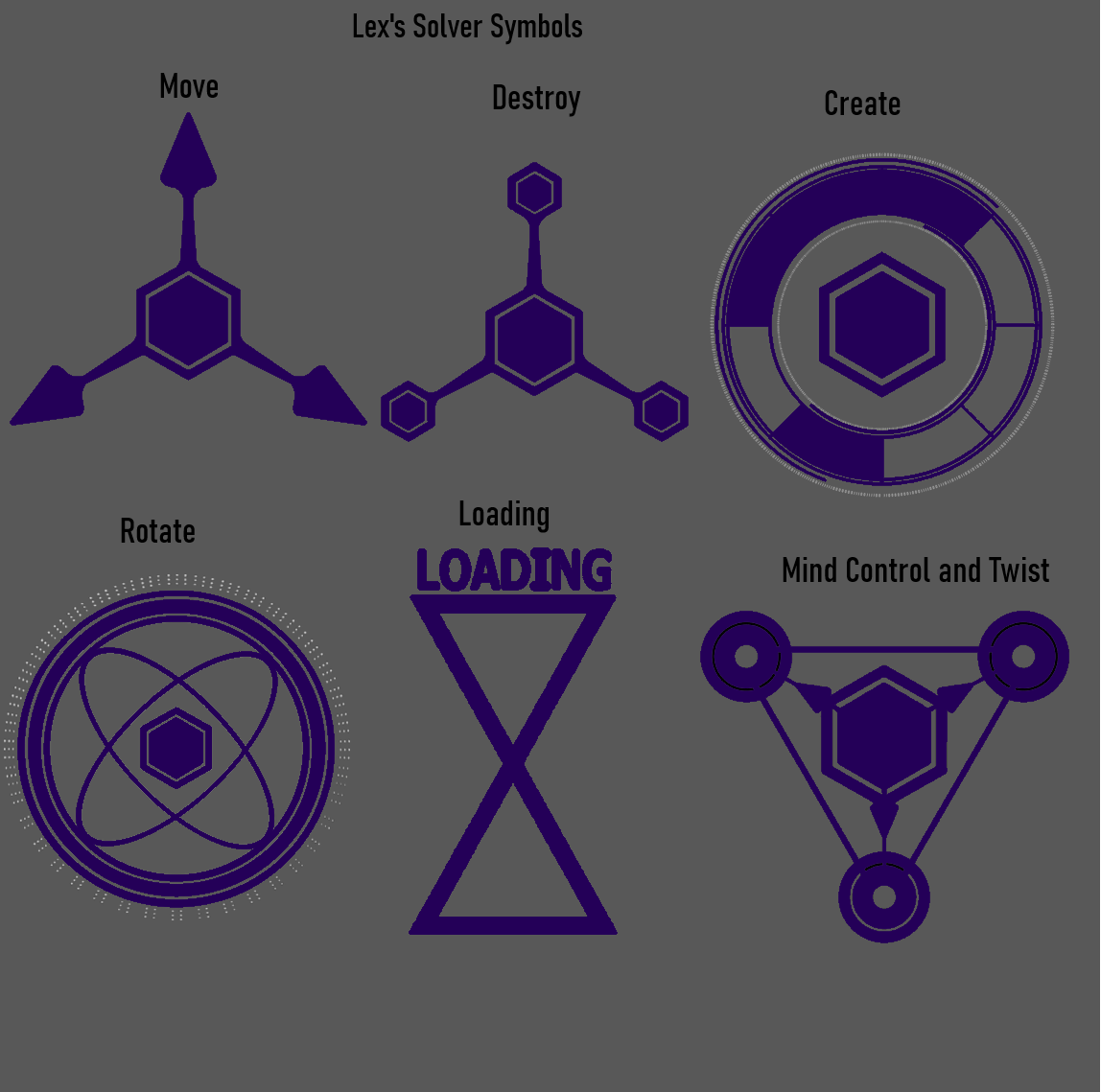 Lex's Solver Symbols by wolfHunterAllysa on DeviantArt Lex's Solver Symbols by wolfHunterAllysa on DeviantArt
