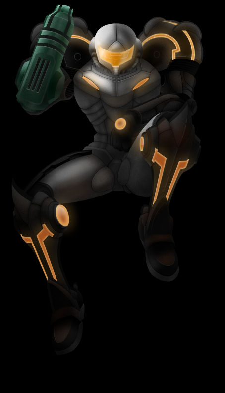 Samus With Phazon Suit By Adrianstorm On Deviantart