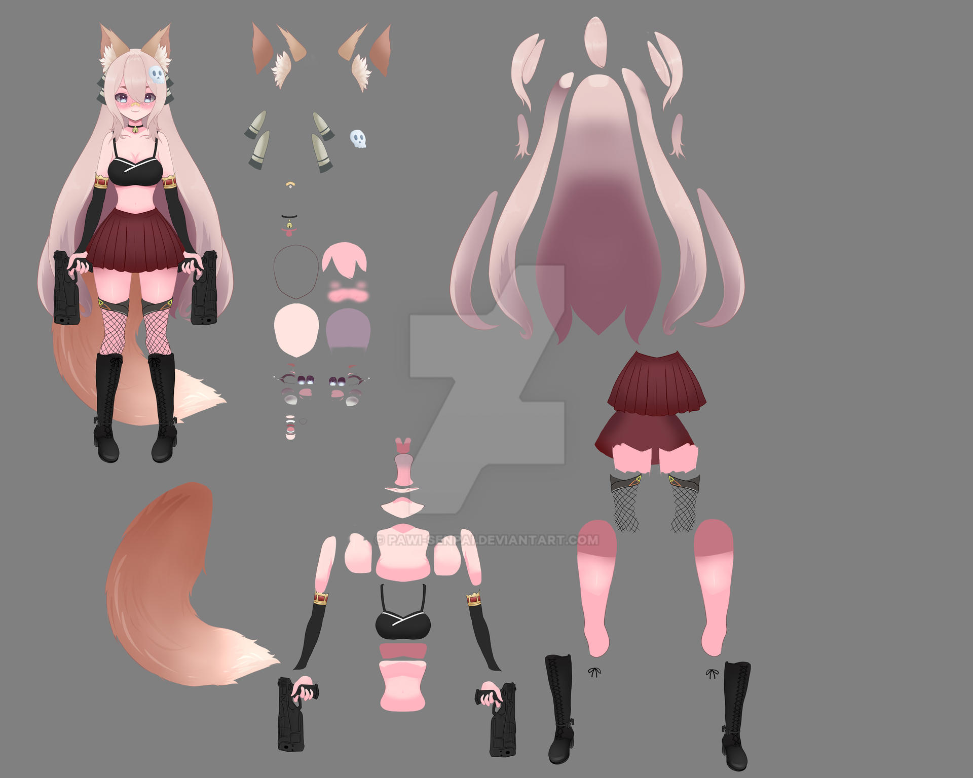 Vtube Model Commission By Pawi Senpai On Deviantart