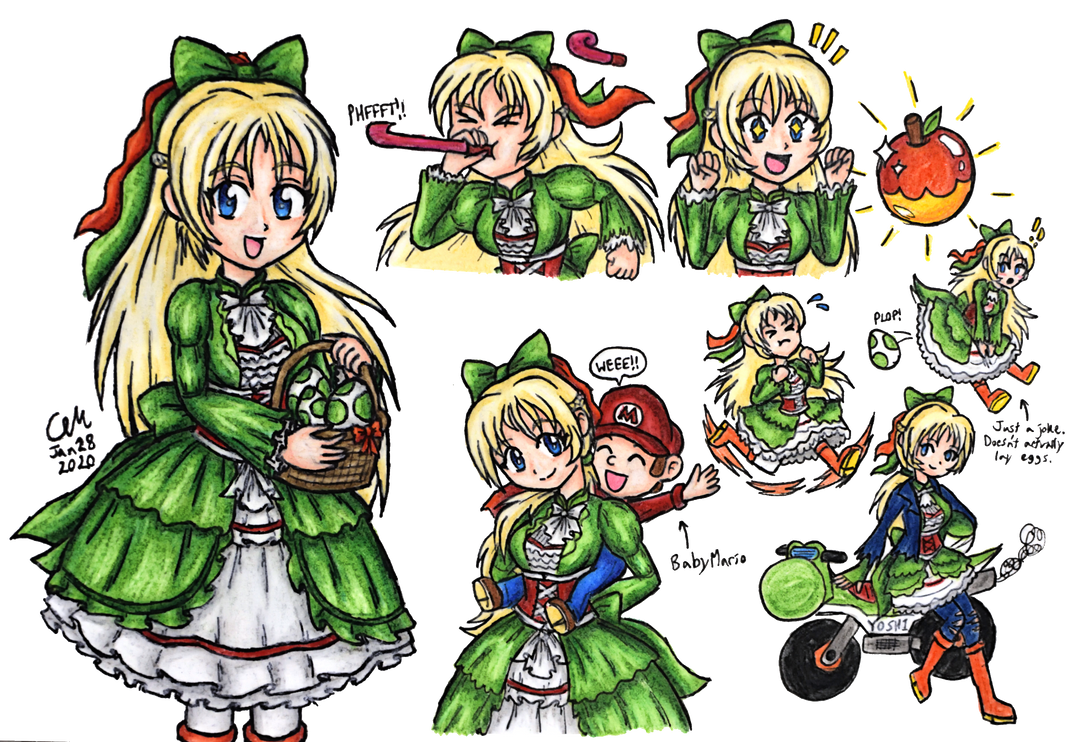 Yoshi Girl By Lasercraft32 On Deviantart