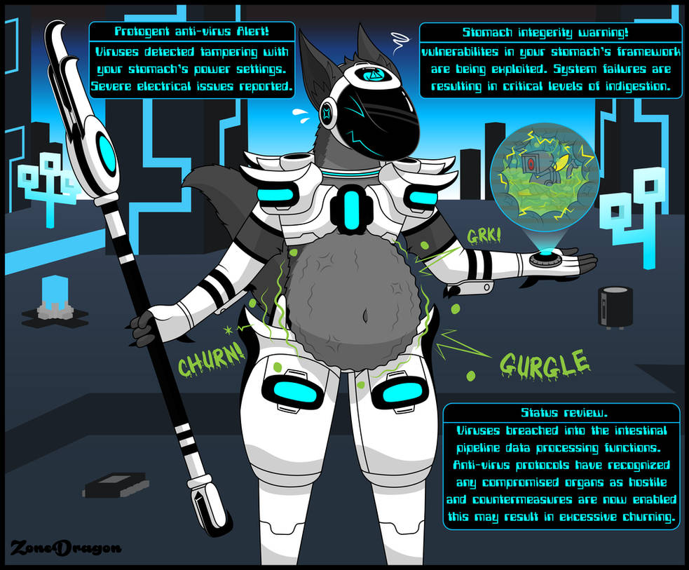 Bug In The Digestive System By Zonedragon On Deviantart