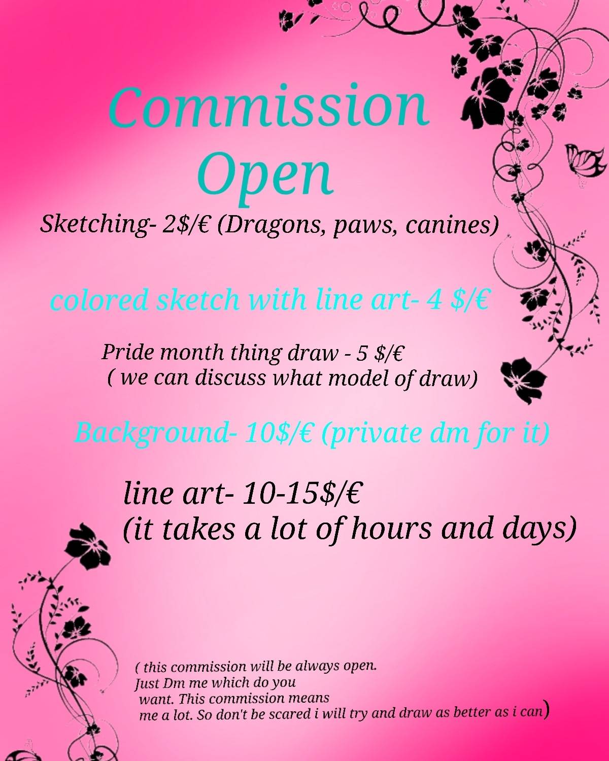 Commission Open By Rajah Lynx On Deviantart