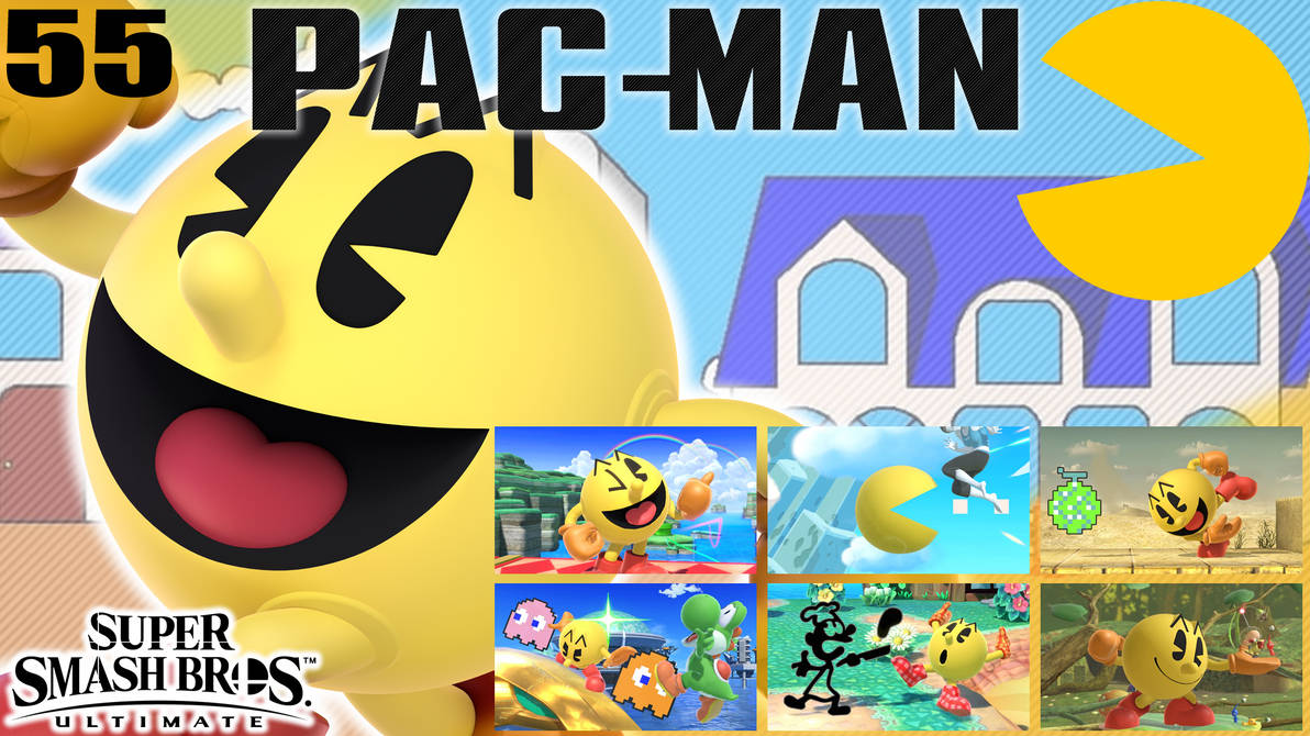 SSBU Wallpaper - 55 - PAC-MAN by UMSAuthorLava on DeviantArt SSBU Wallpaper - 55 - PAC-MAN by UMSAuthorLava on DeviantArt