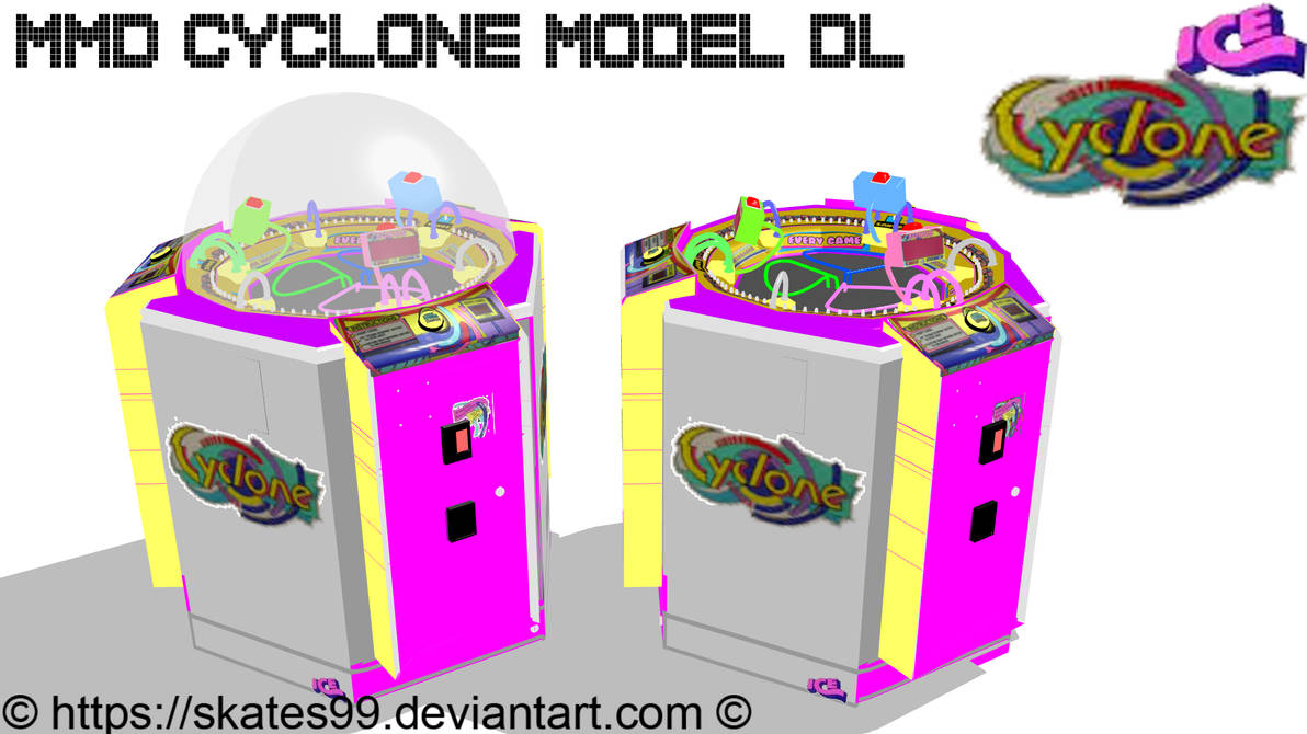 Mmd Cyclone Arcade Game Dl In Descripton By Skates99 On Deviantart