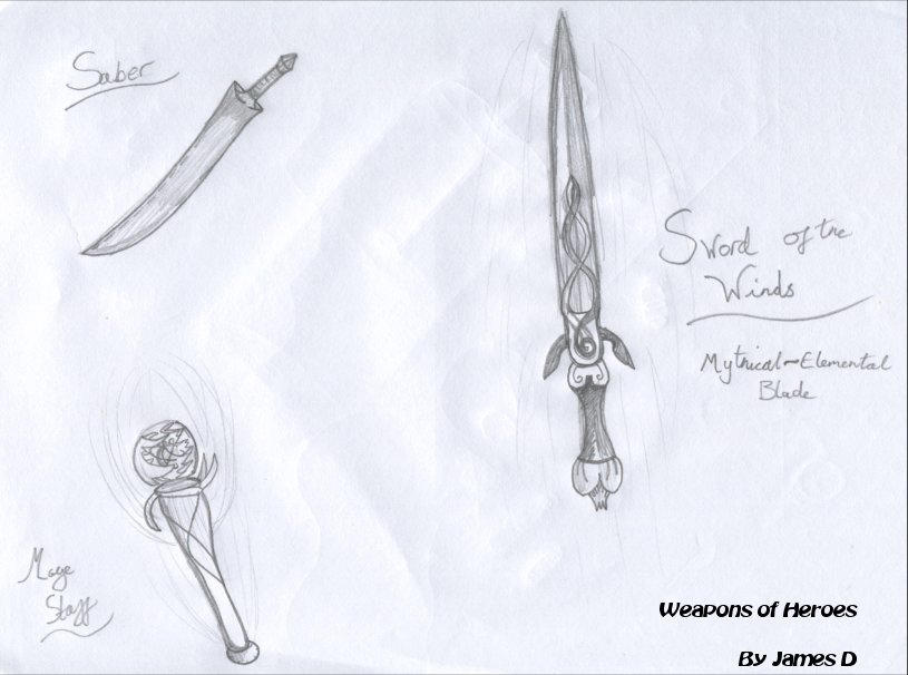 Sword of the Winds + More by UnderwoodART on DeviantArt
