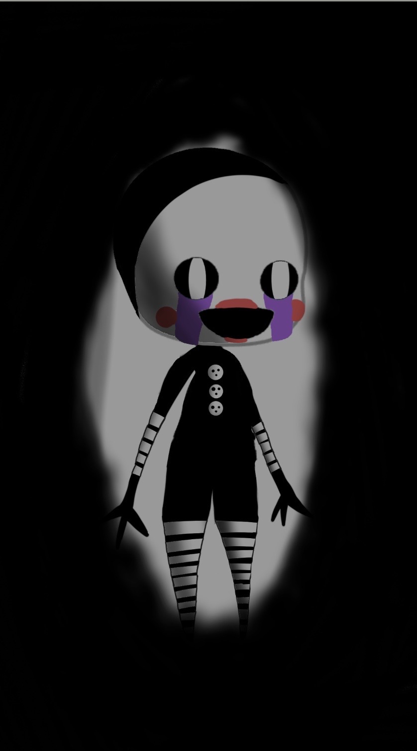 Marionette Fnaf Drawing By Themxrixnette On Deviantart