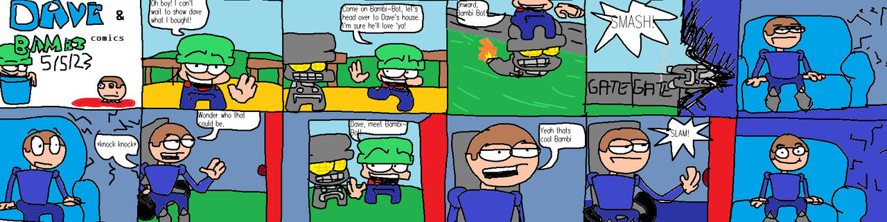 Dave And Bambi Comics 5 5 2023 Bambi Bot 9000 By Daveandbambifanart