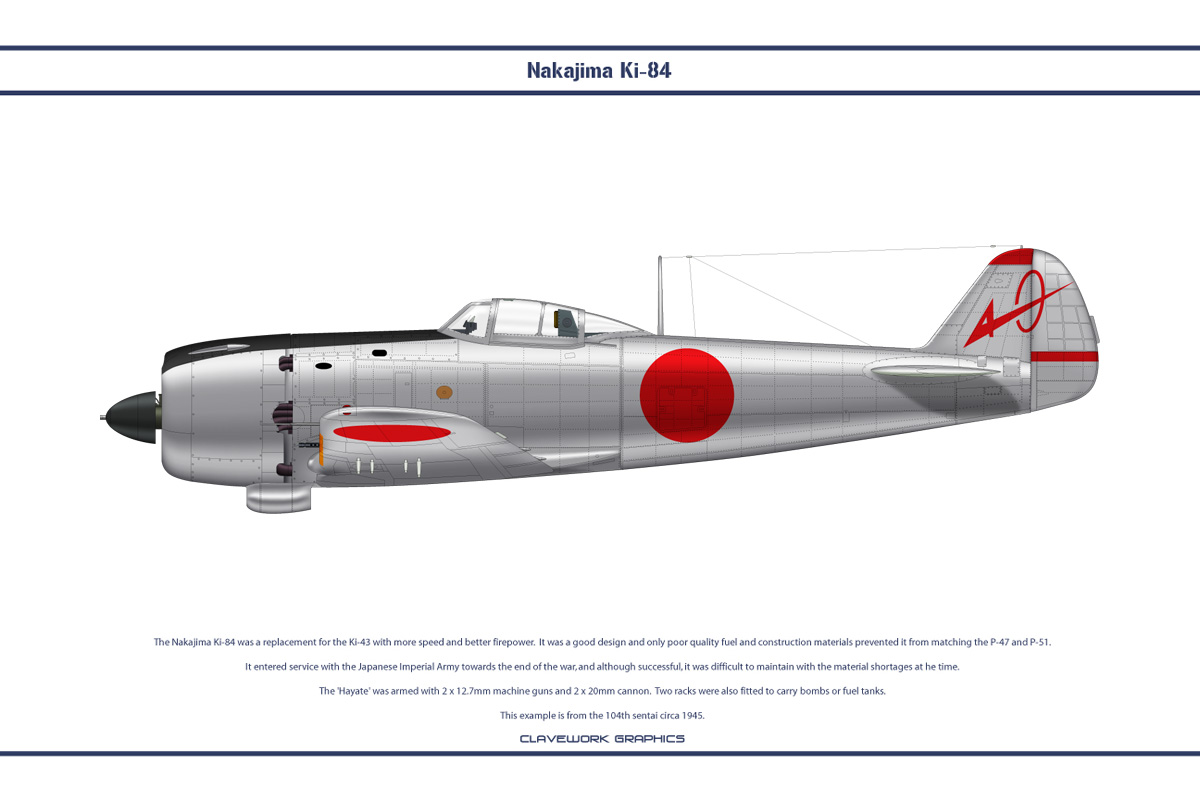 Ki-84 104th sentai by Claveworks on DeviantArt