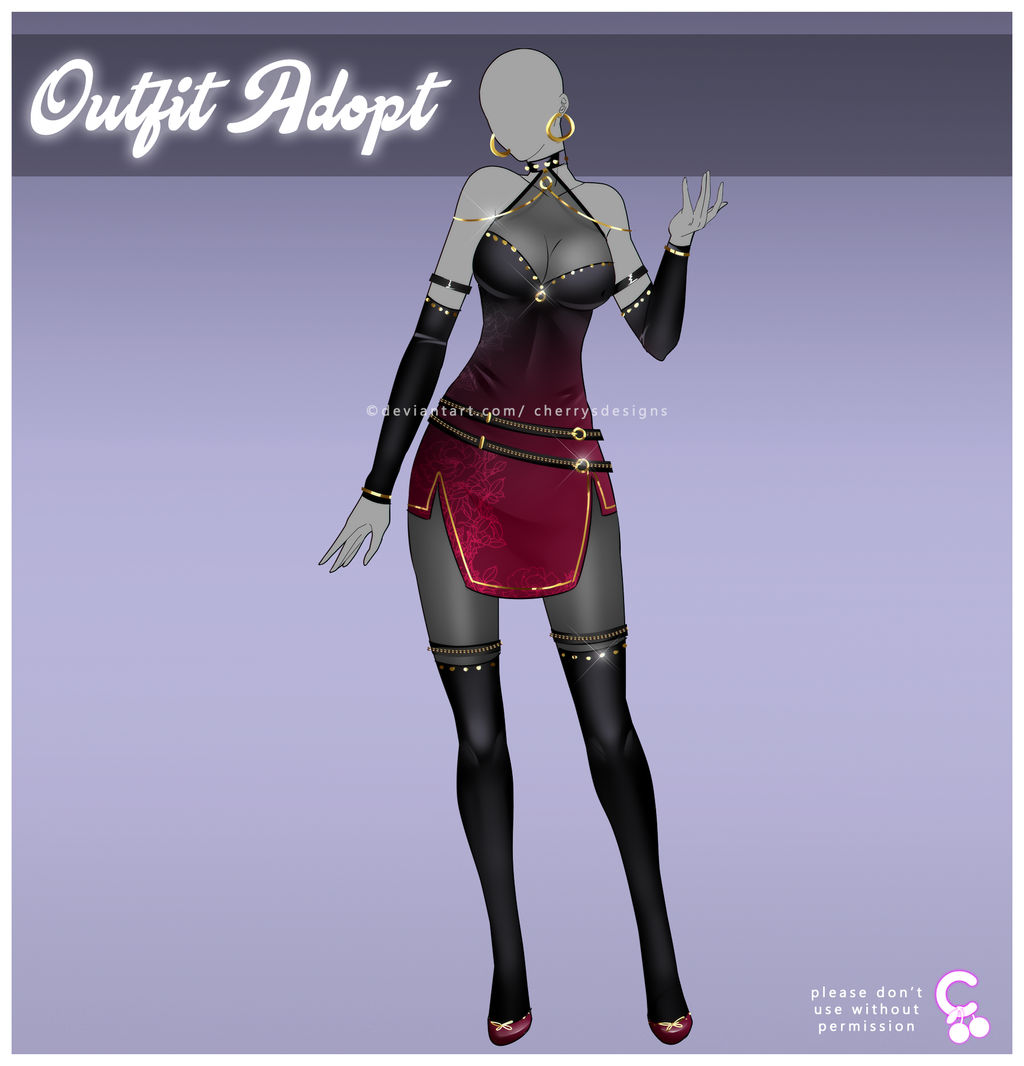 Closed 24h Auction Outfit Adopt 1336 By Cherrysdesigns On Deviantart