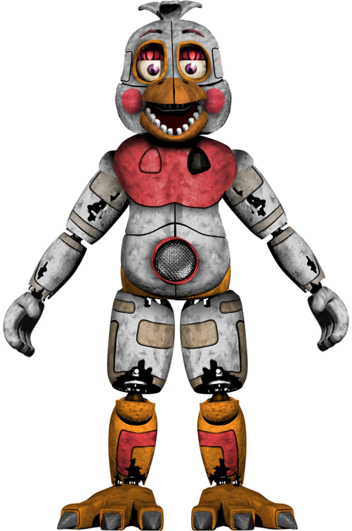 Withered Funtime Chica By 133alexander On Deviantart