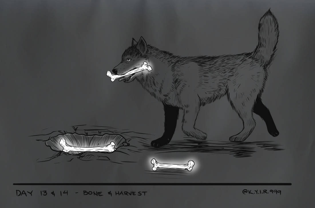 Day 13 +14 - Bone + Harvest by Kurumi-Igarashi on DeviantArt Day 13 +14 - Bone + Harvest by Kurumi-Igarashi on DeviantArt