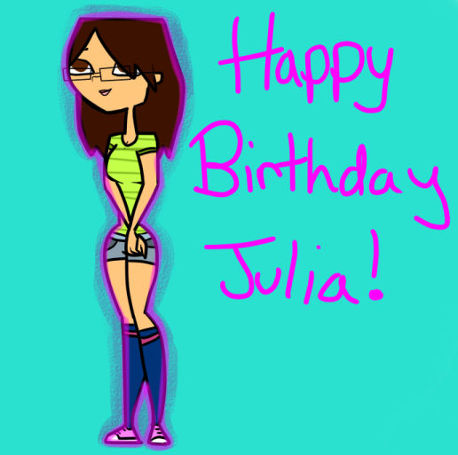 Happy Birthday Julia By Marinatini On Deviantart