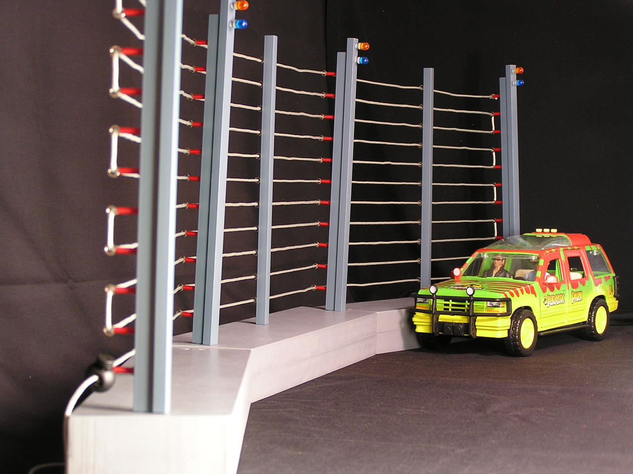 Jurassic Park T Rex Fence Another View By Action Figure Opera On Deviantart