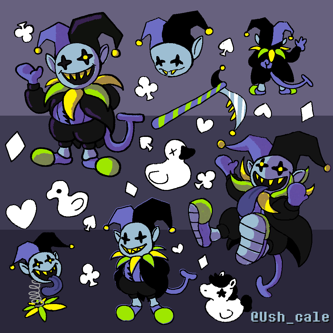 Jevil Deltarune By Ushcale On Deviantart