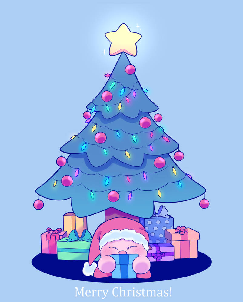 Merry Christmas - Kirby by FafaMeow on DeviantArt Merry Christmas - Kirby by FafaMeow on DeviantArt
