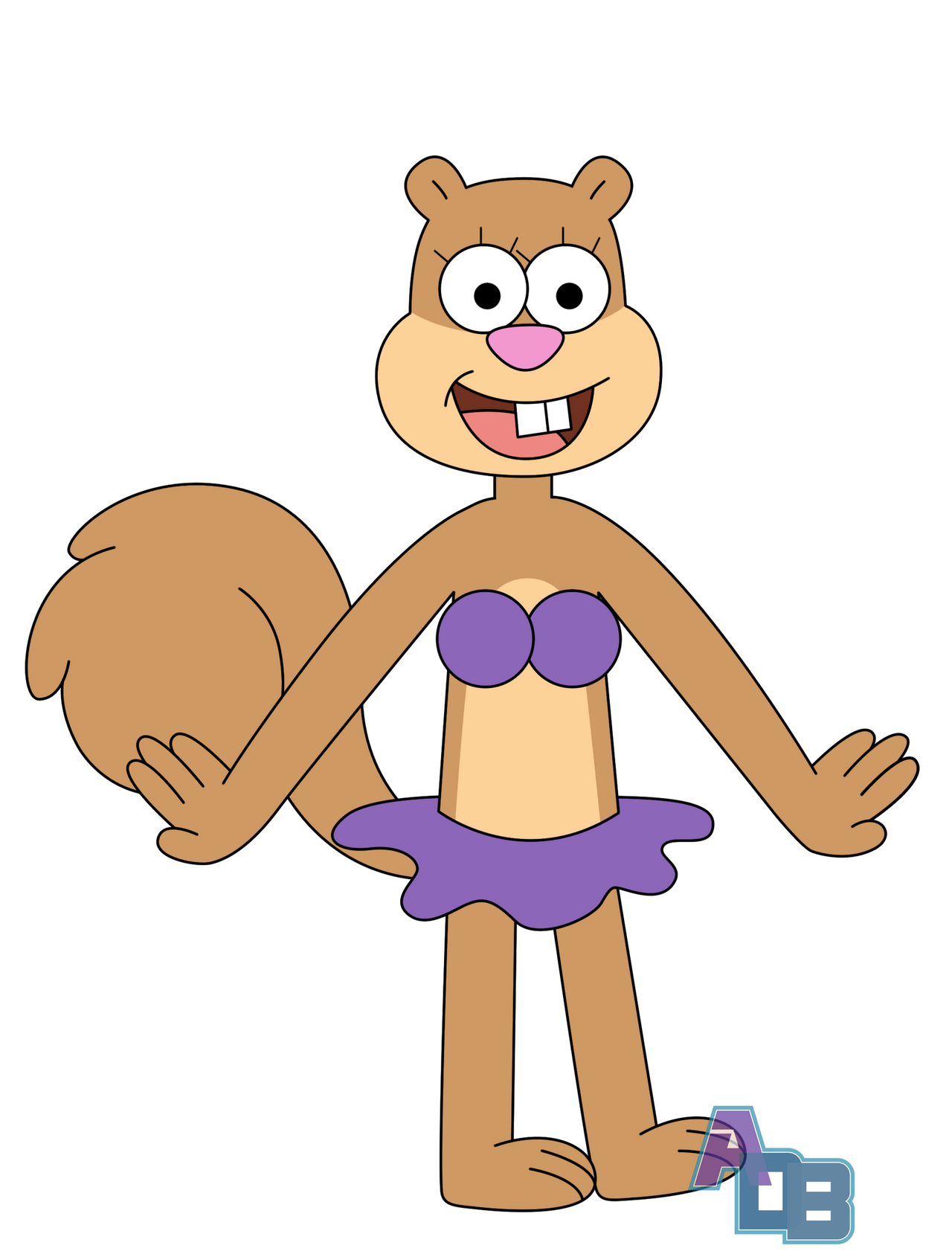 Sandy Cheeks Bikini Ver By Asteriskdatboi On Deviantart