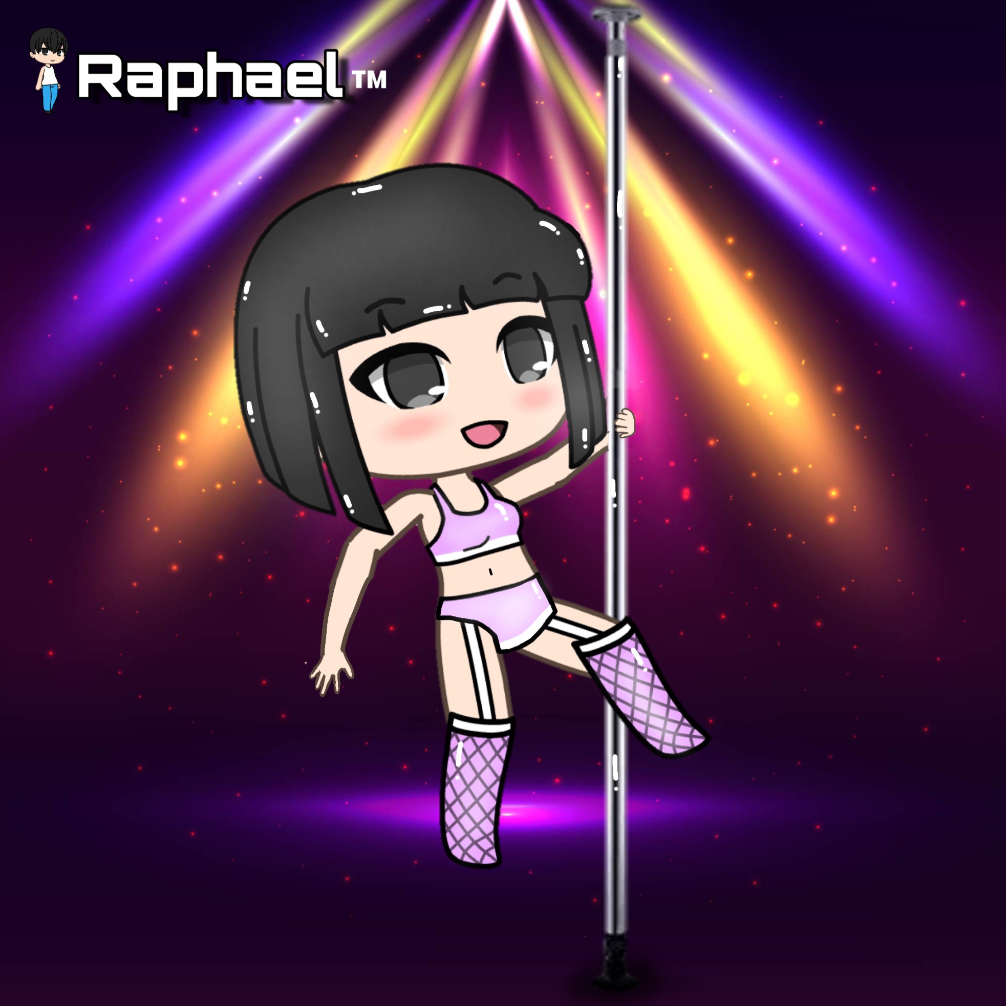 Pole Dancer Girl In Gacha Life By Raphael143 On Deviantart