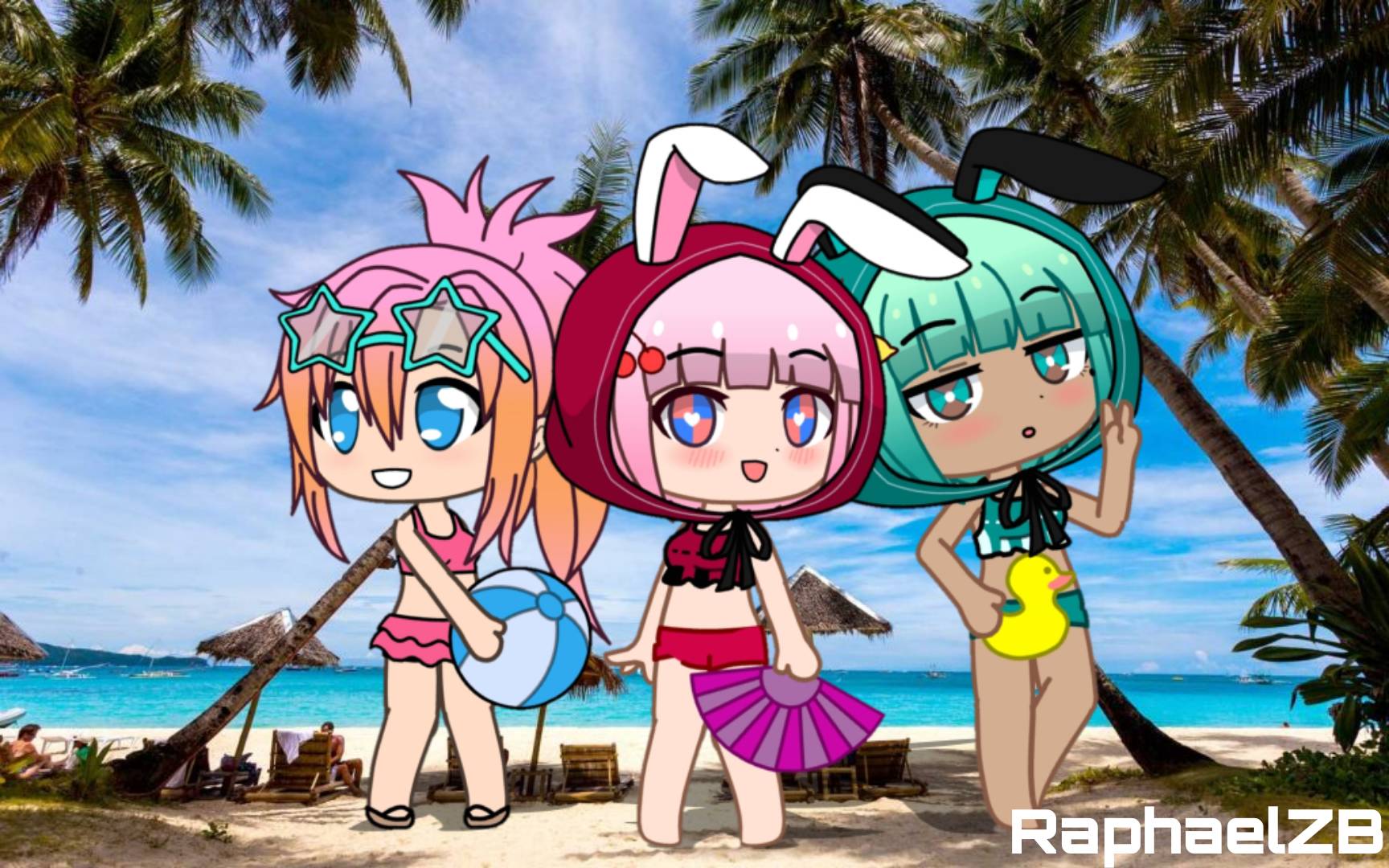 Triple Bikini Gacha Life Version 2022 By Raphaelzb On Deviantart