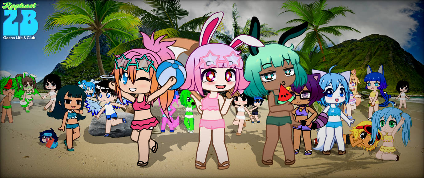 Gachas Paradise Gacha Triple Bikini Extravaga By Raphaelzb On Deviantart