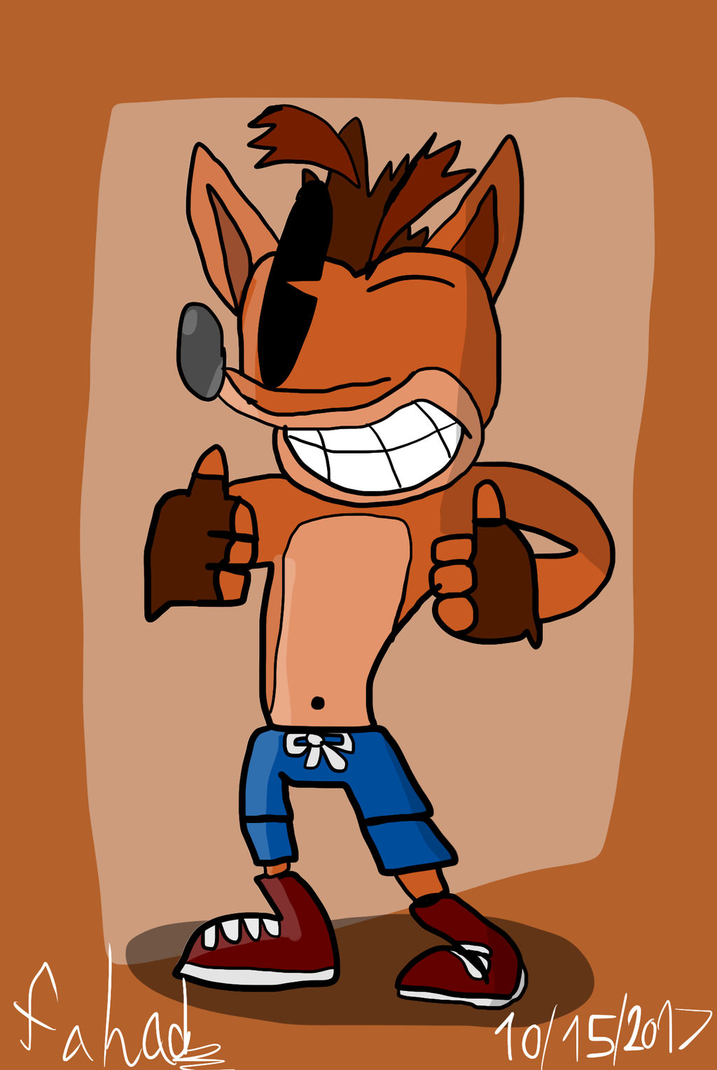 Crash Bandicoot Srpelo Style By Boifahadlami On Deviantart