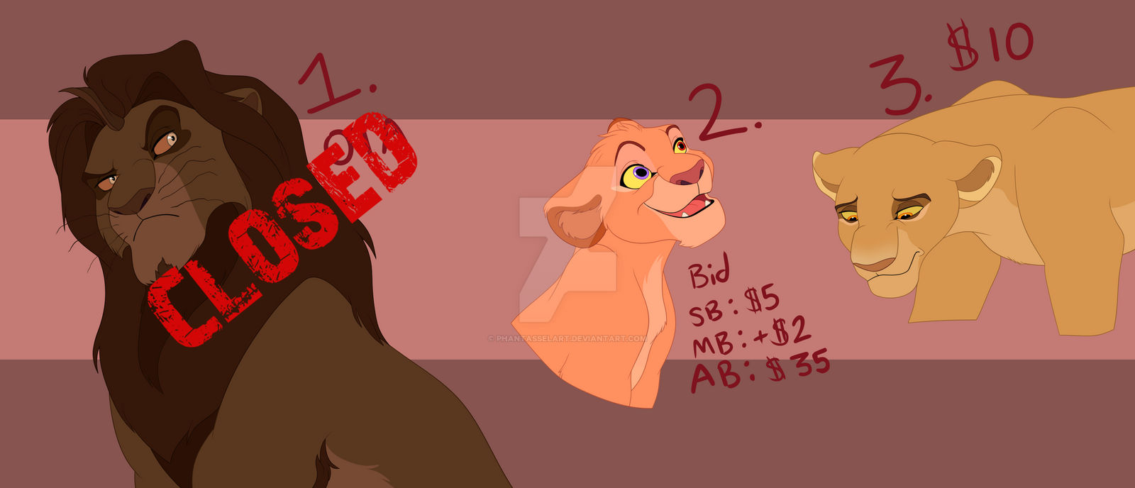 Auctions On The Lion King Adopts Deviantart