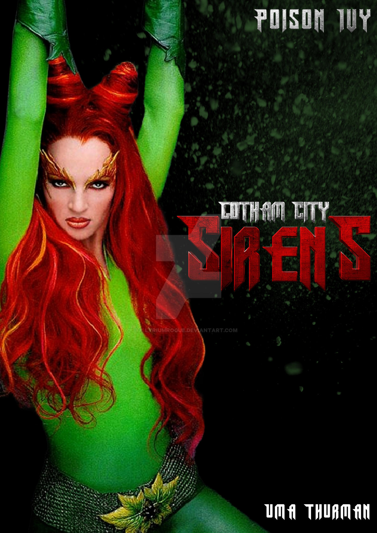 Gotham City Sirens Poison Ivy Poster By Lyriumrogue On Deviantart
