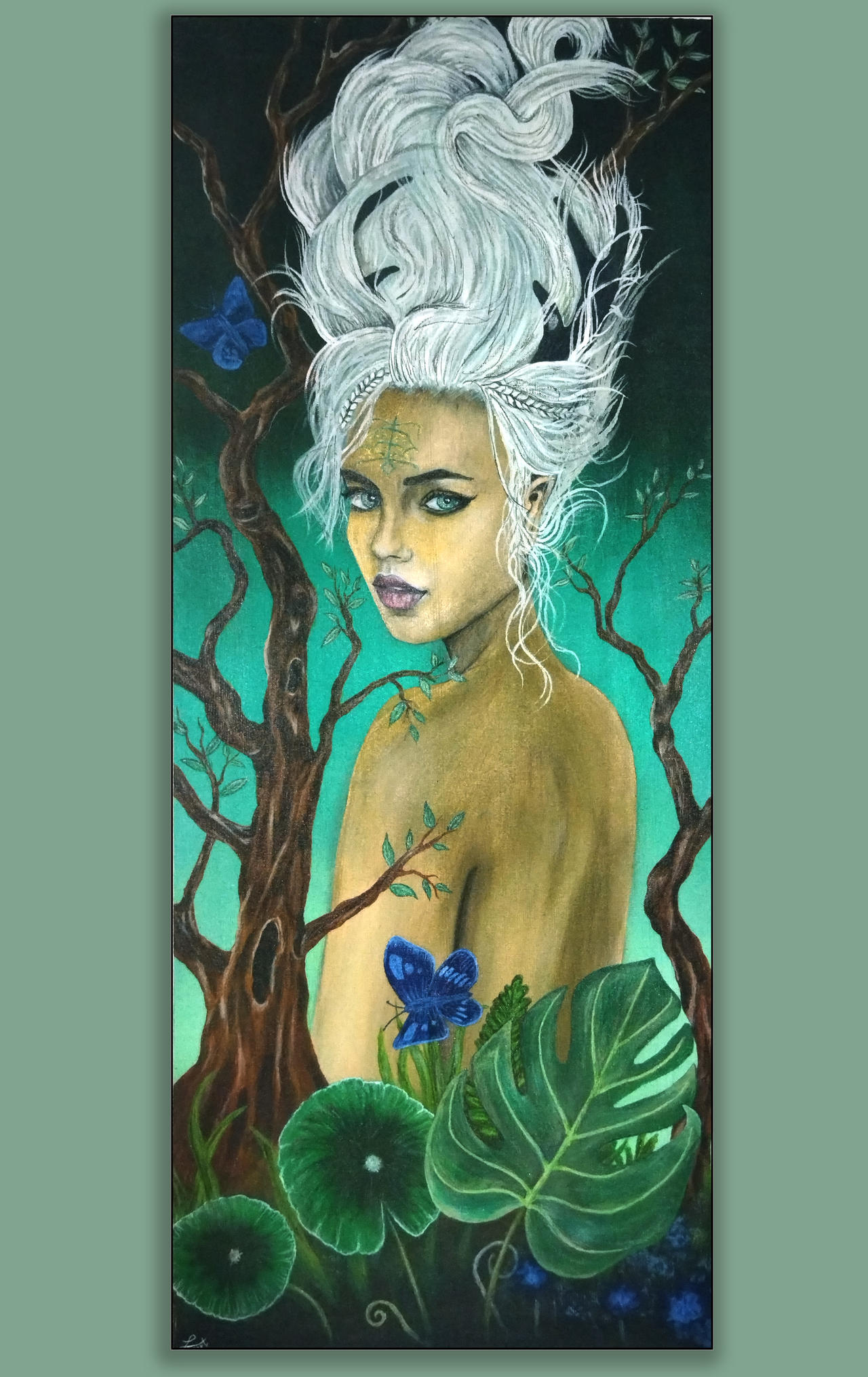 Green Goddess By Chamathwithanage On Deviantart