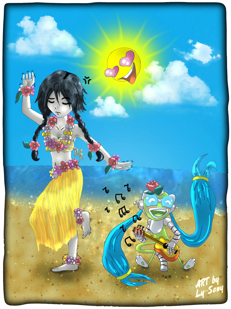 Hula Dance By Ly Sany On Deviantart
