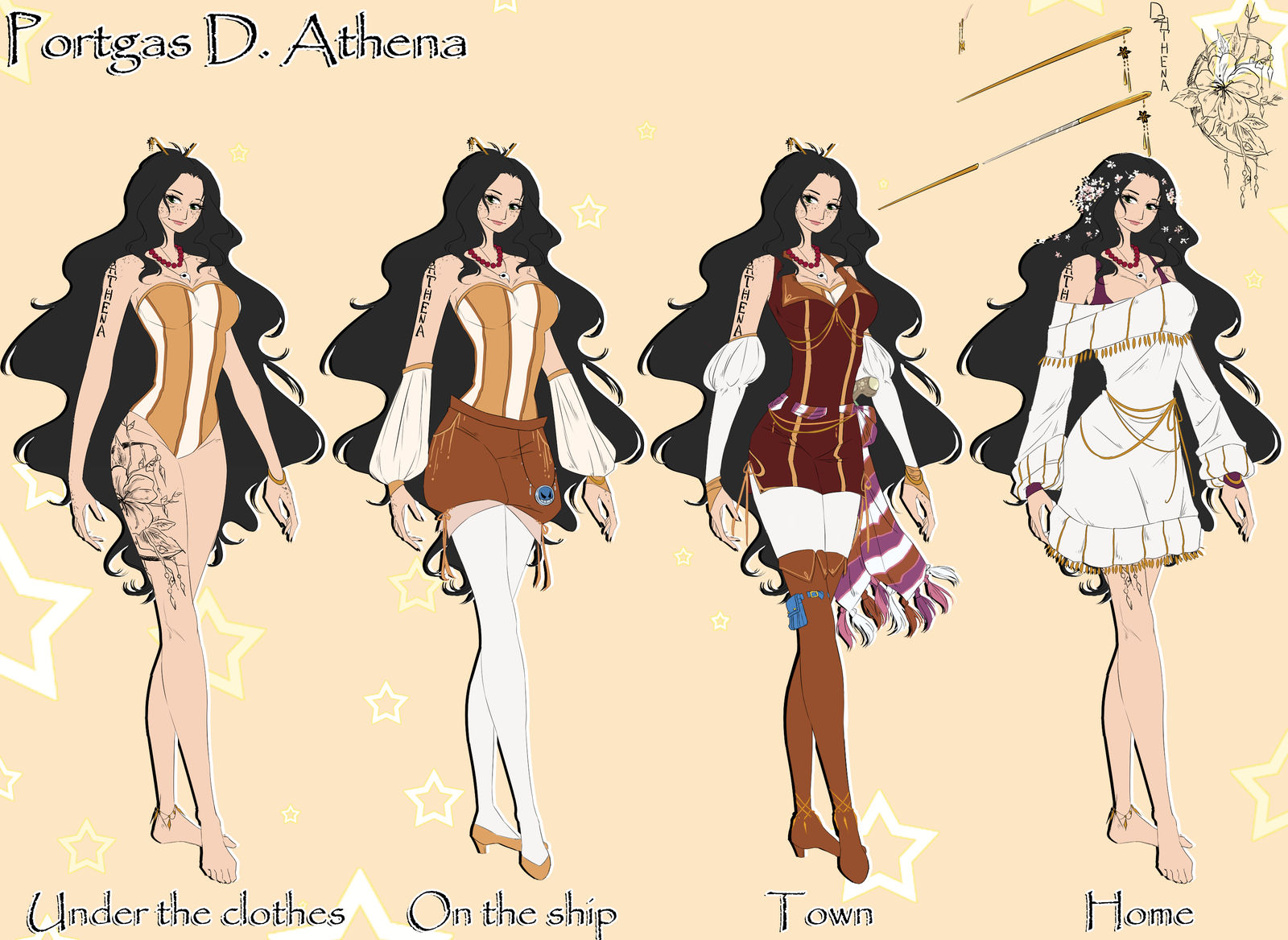 Op Oc Portgas D Athena By Portgas D Hato On Deviantart