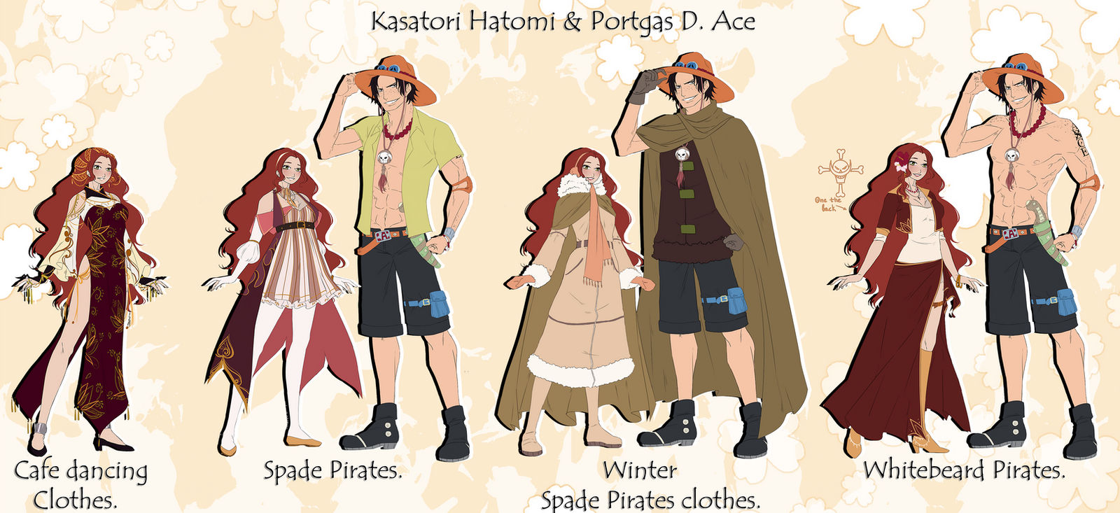 One Piece Oc Ace And Hatomi Reference By Portgas D Hato On Deviantart